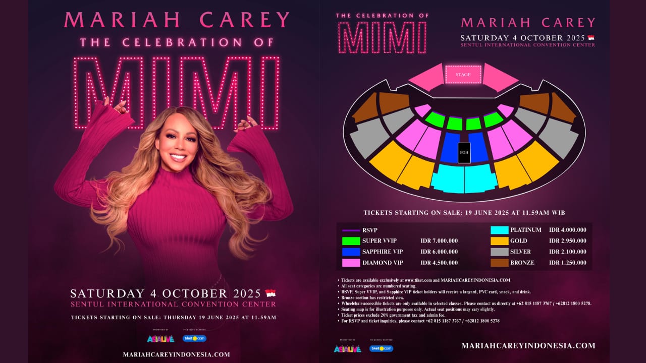 Mariah Carey Akan Kembali ke Indonesia Gelar Konser “The Celebration Of ...